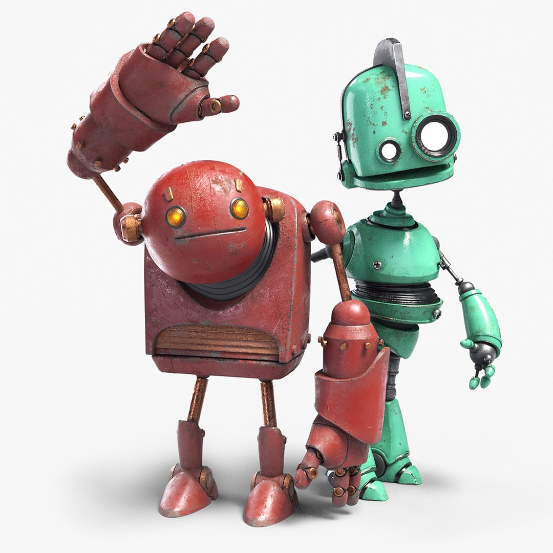 3D robot buddies model - TurboSquid 1678370
