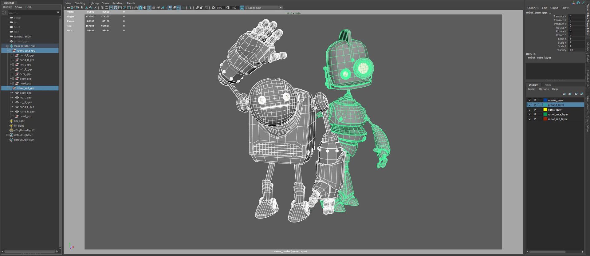 3D robot buddies model - TurboSquid 1678370