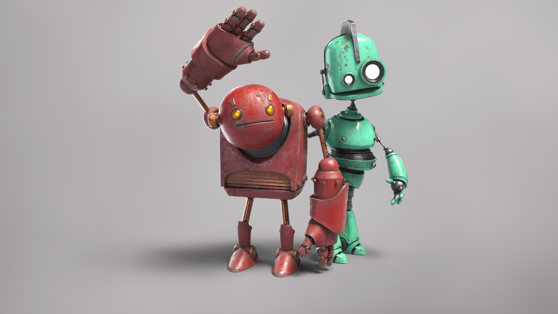 3D Robot Buddies Model - TurboSquid 1678370