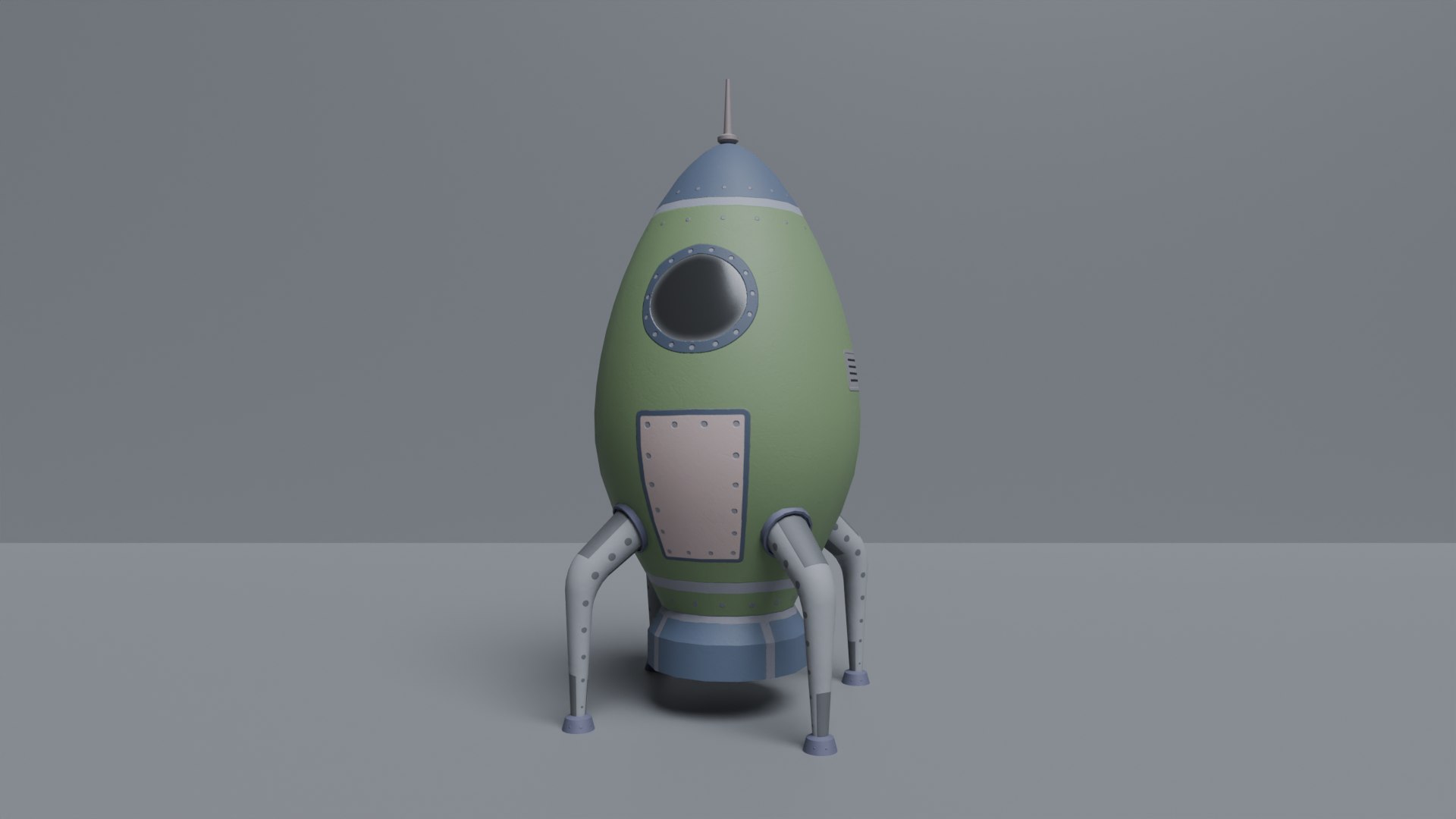 Free Cartoon Low-Poly Spaceship 3D Model - TurboSquid 2240911