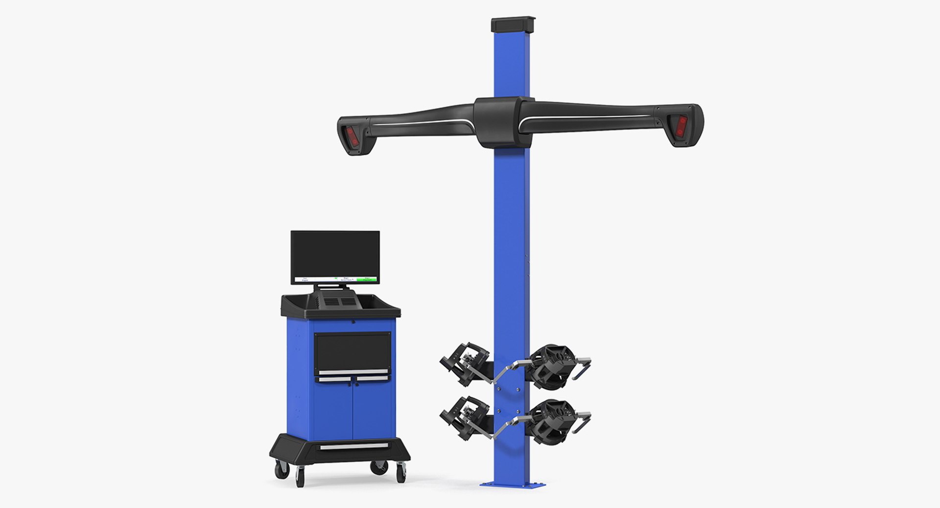 Wheel Aligner Car Equipment Model - TurboSquid 1408313