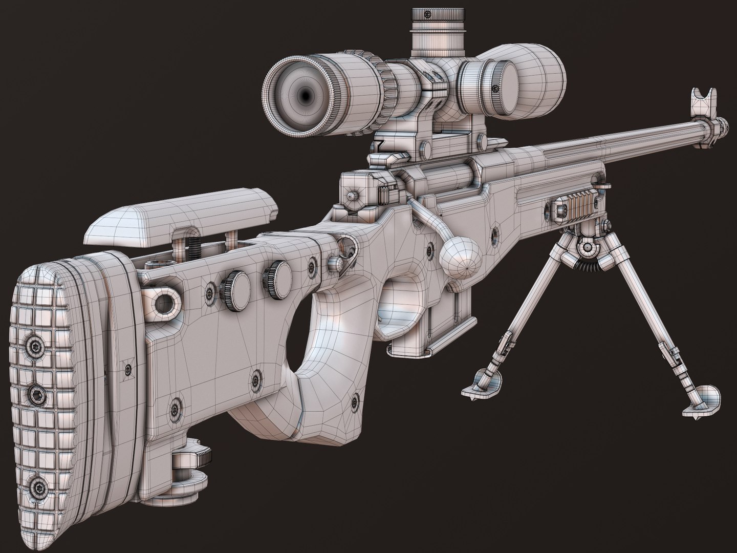 3D AWP Model - TurboSquid 2023188