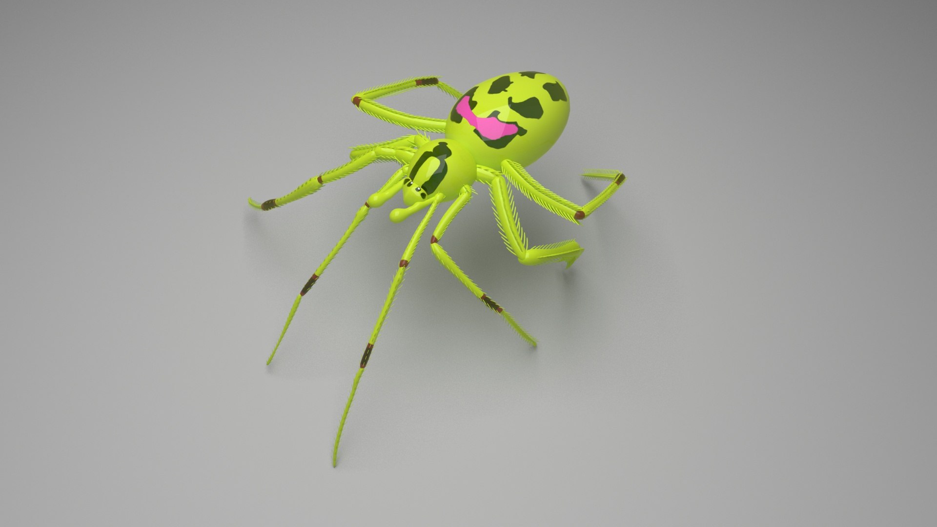 3D Happy Face Spider - TurboSquid 2303967