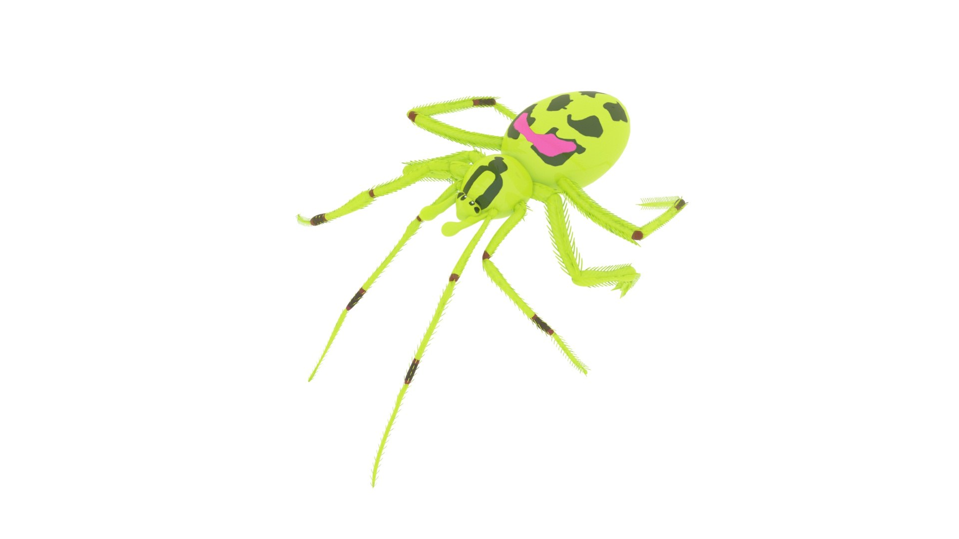 3D Happy Face Spider - TurboSquid 2303967
