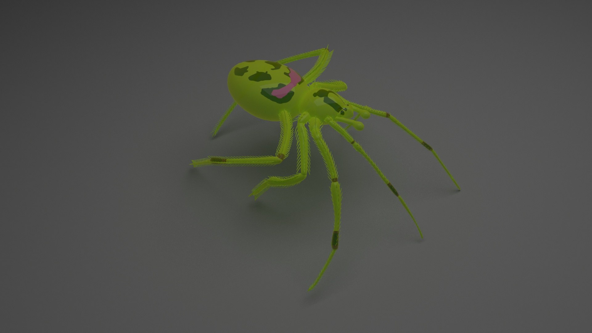 3D Happy Face Spider - TurboSquid 2303967