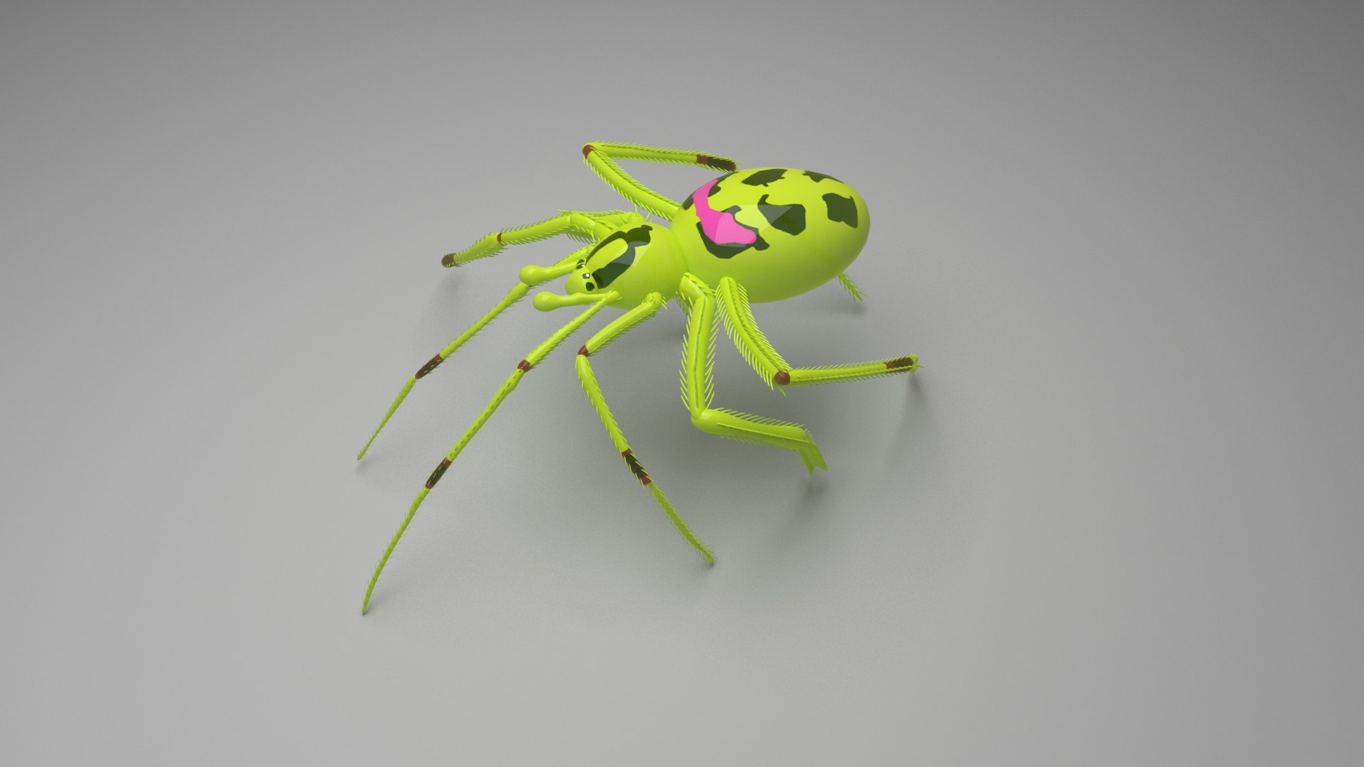 3D Happy Face Spider - TurboSquid 2303967