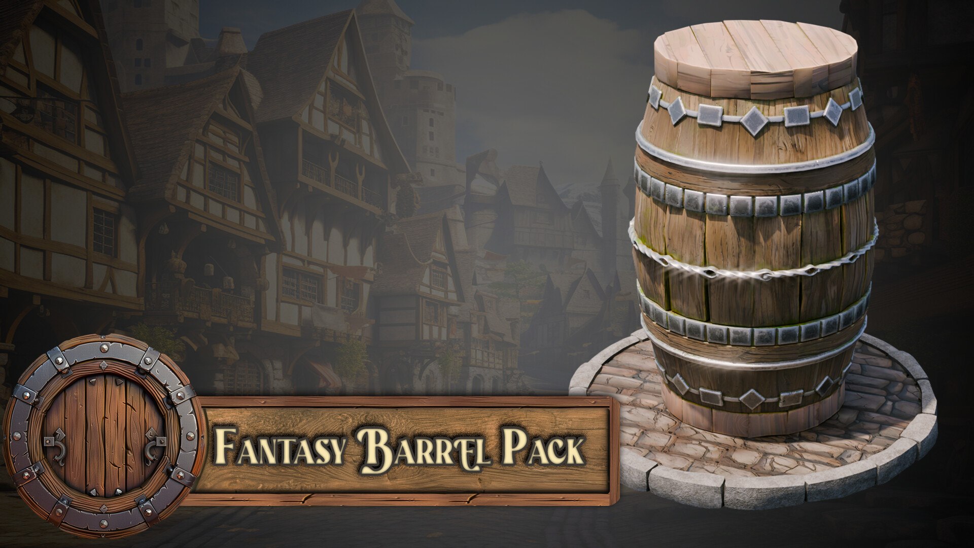 3D Model Fantasy Barrels Massive Pack - TurboSquid 2245112