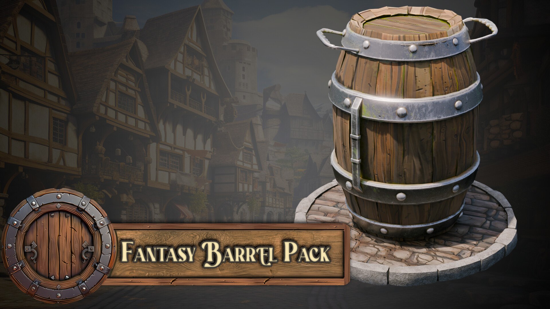 3D Model Fantasy Barrels Massive Pack - TurboSquid 2245112