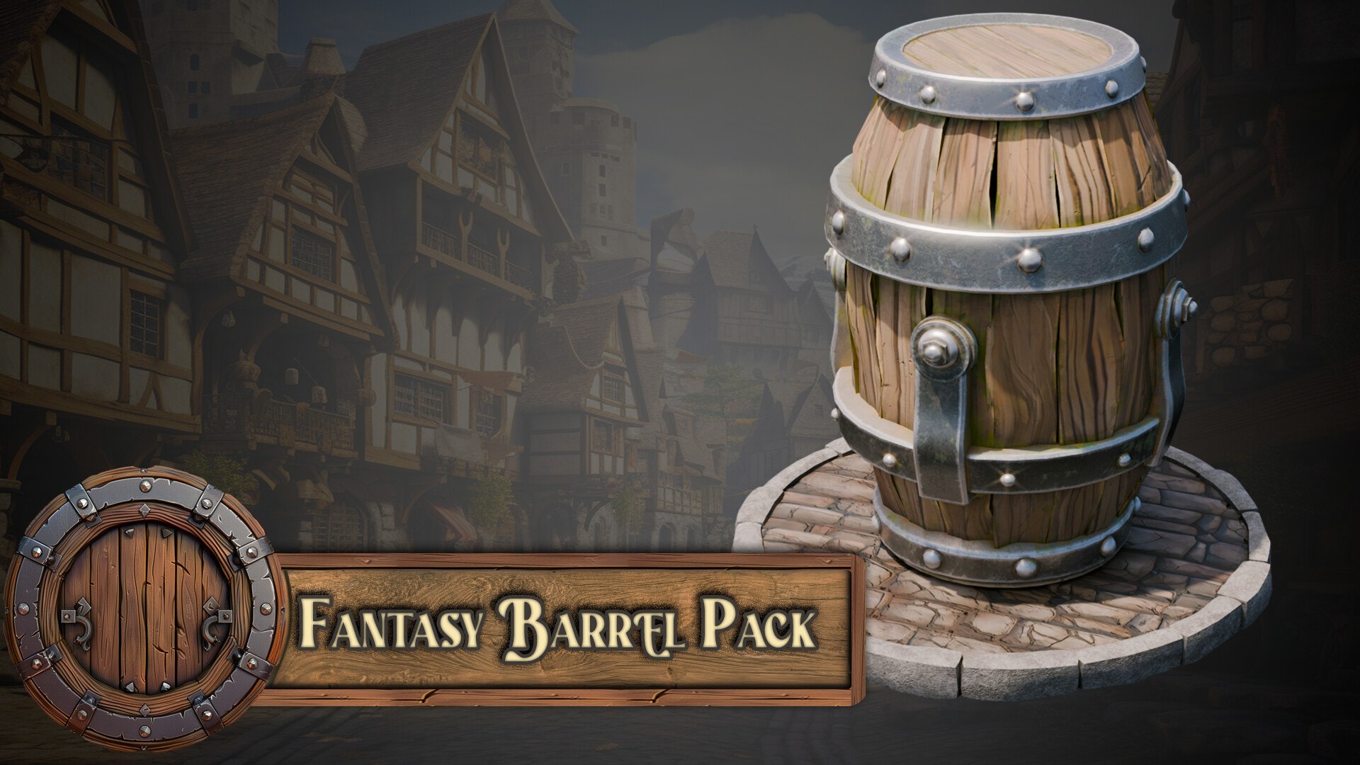 3D Model Fantasy Barrels Massive Pack - TurboSquid 2245112