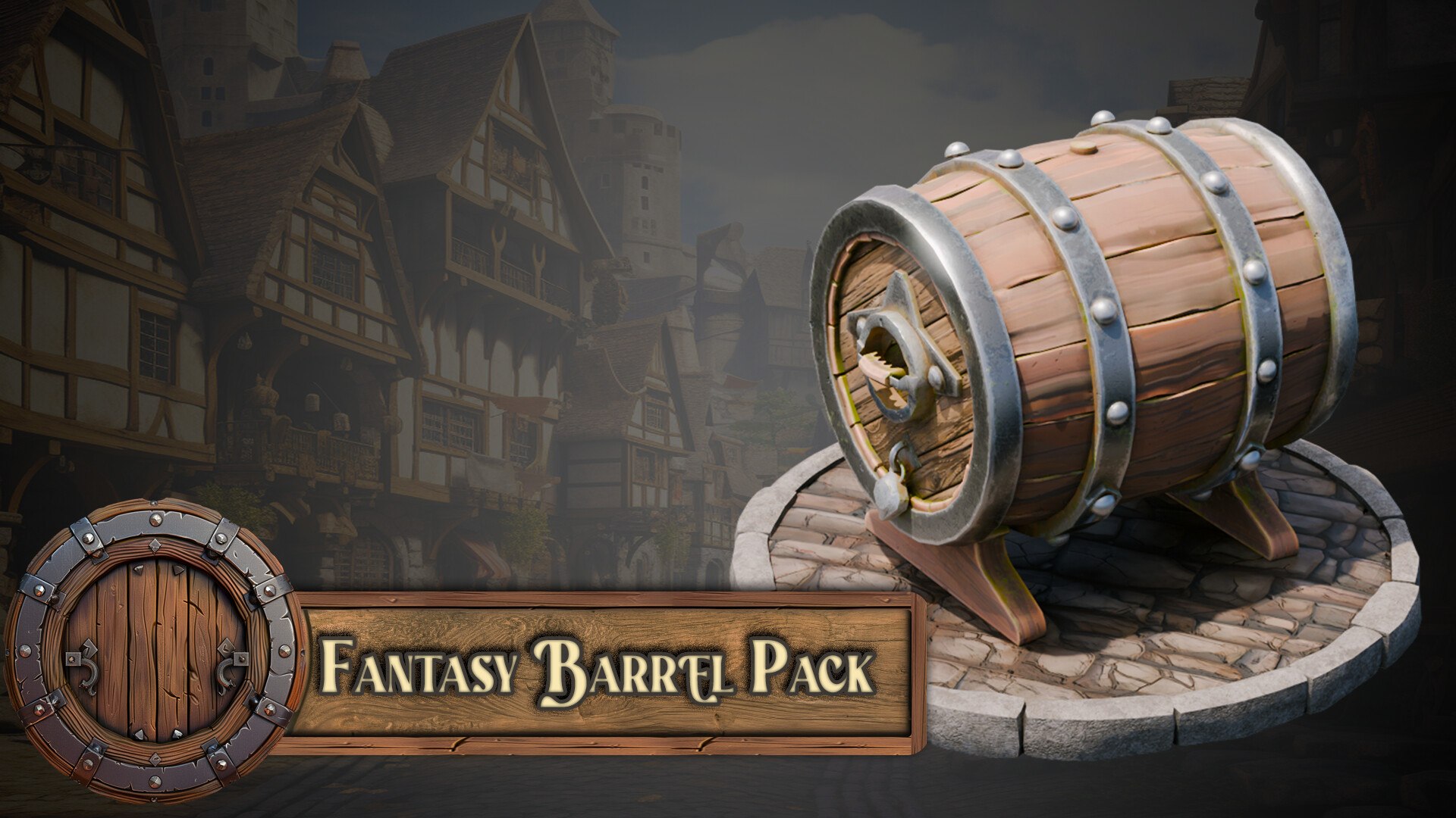 3D Model Fantasy Barrels Massive Pack - TurboSquid 2245112