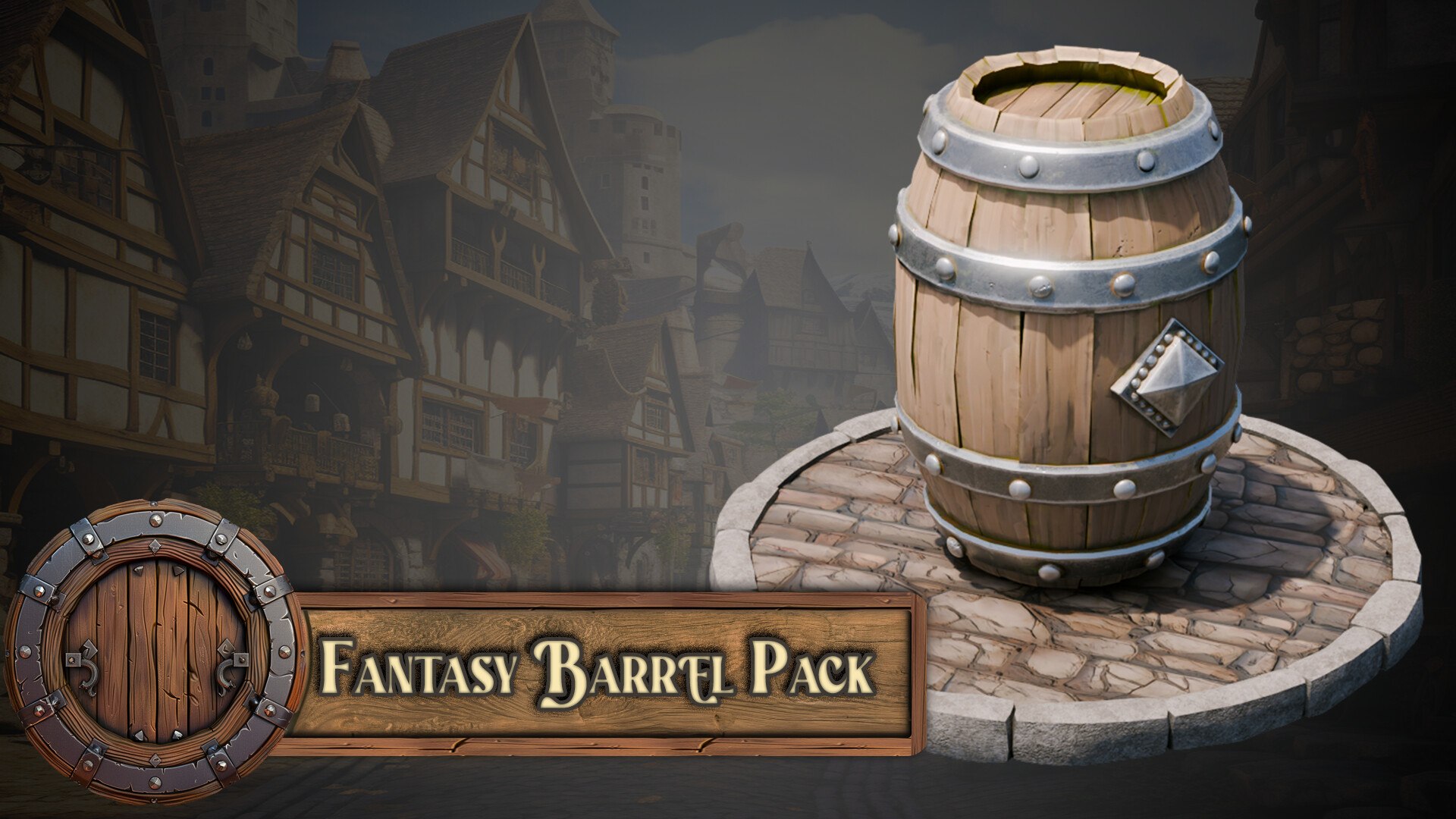 3D Model Fantasy Barrels Massive Pack - TurboSquid 2245112