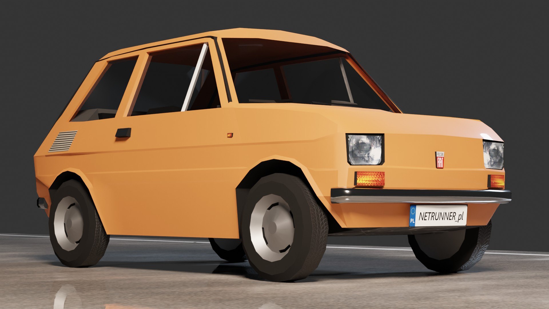 3D Fiat 126p Maluch - TurboSquid 1905426