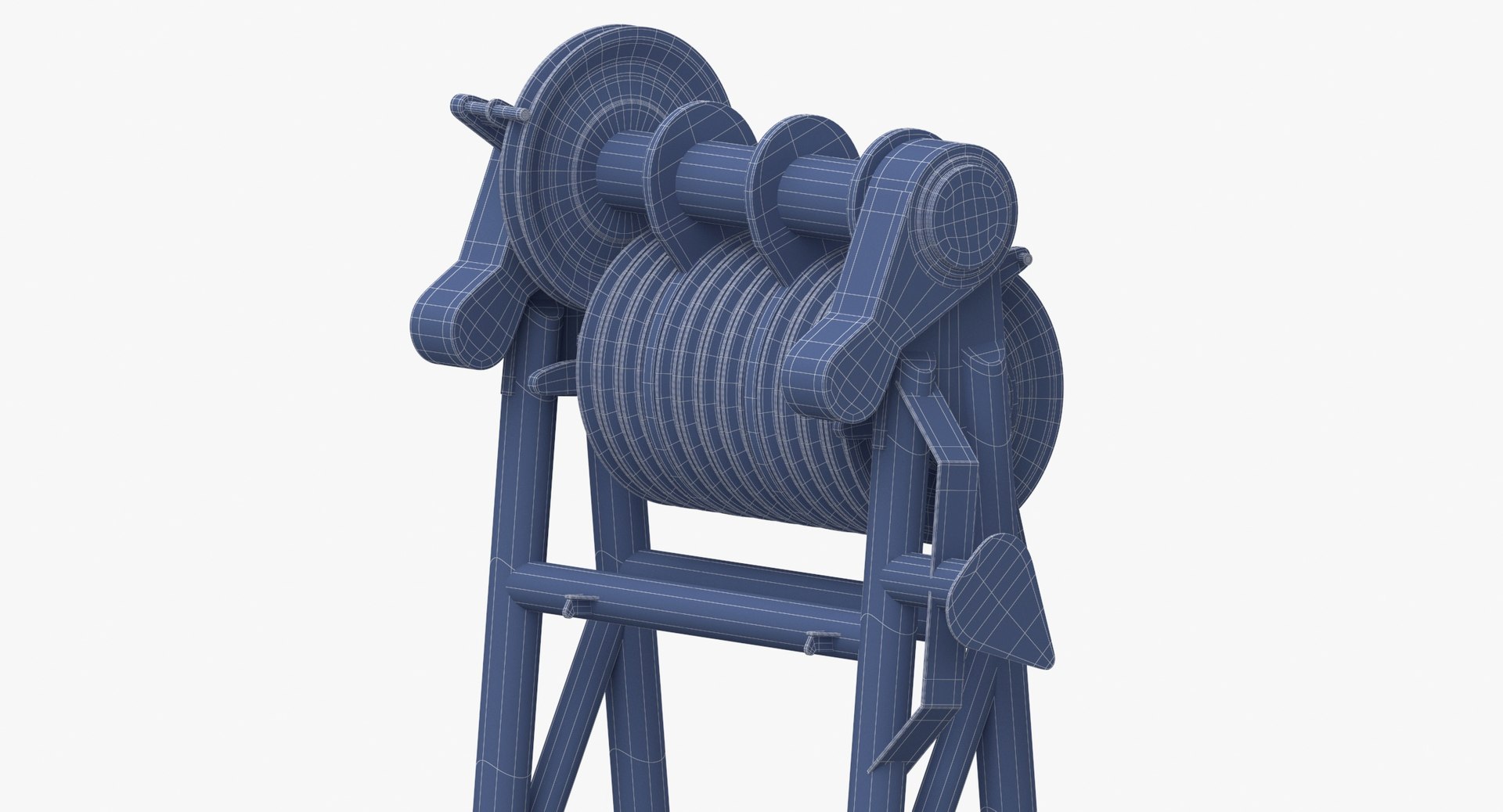 3D Crane Wa Frame 1 Model - TurboSquid 1710541