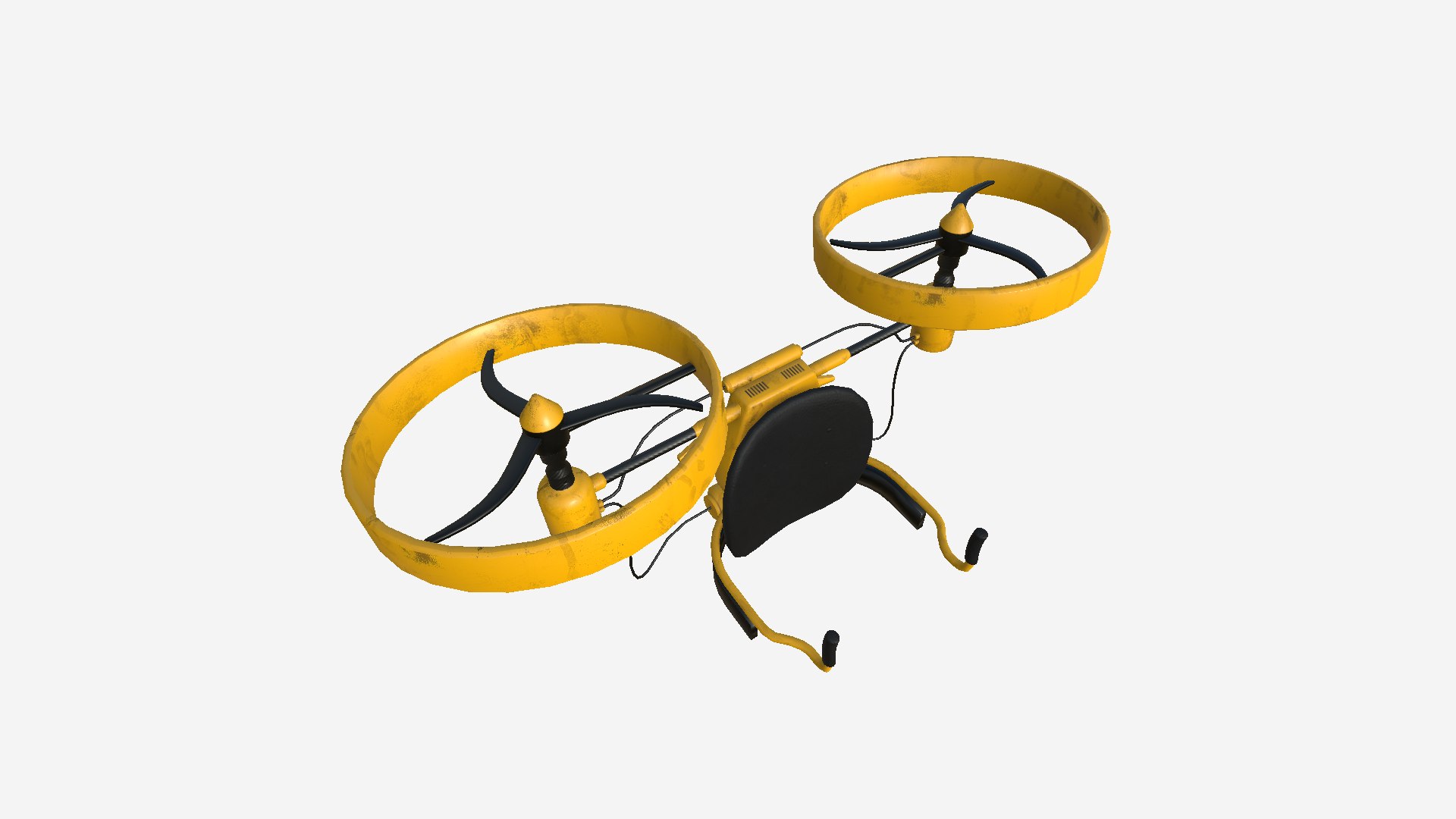 Jetpack Electric B04 Yellow - SciFi Character Design 3D model ...