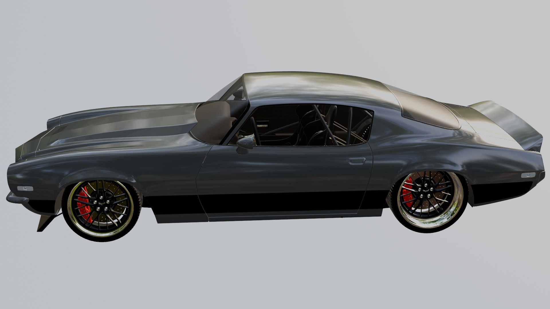 Chevrolet Camaro Pro Touring 1970 3D Model - TurboSquid 2296818