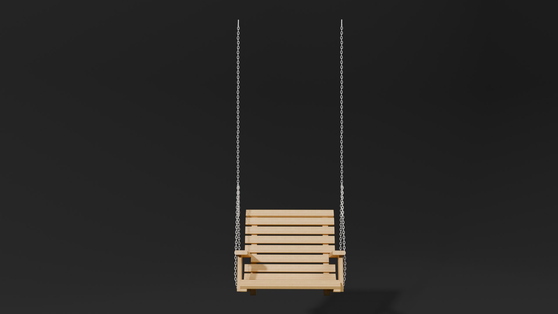 Wooden Swing 3D Model - TurboSquid 2286001