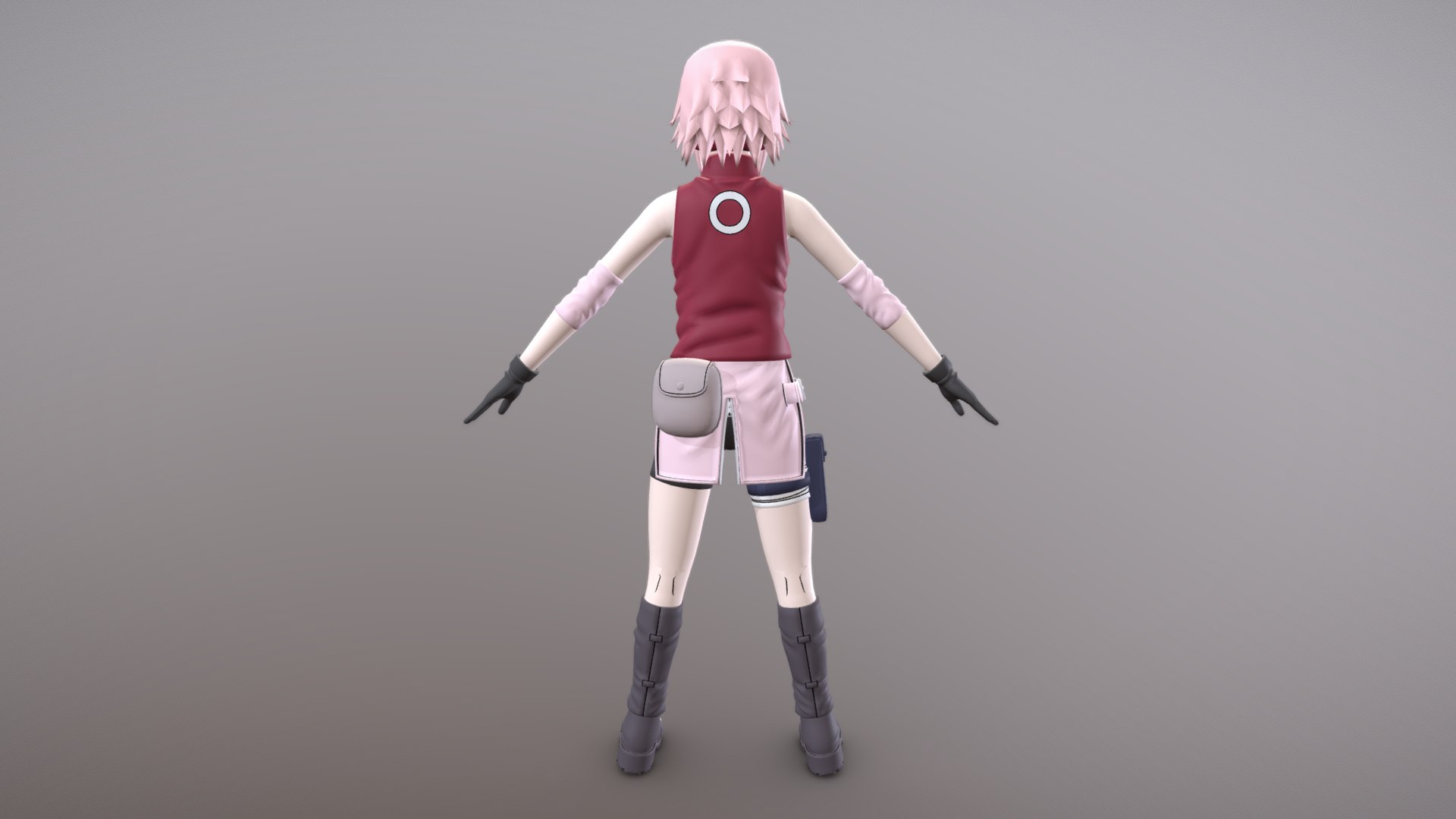 Sakura Haruno Uchiha - Naruto Character 3D Model - TurboSquid 2244898