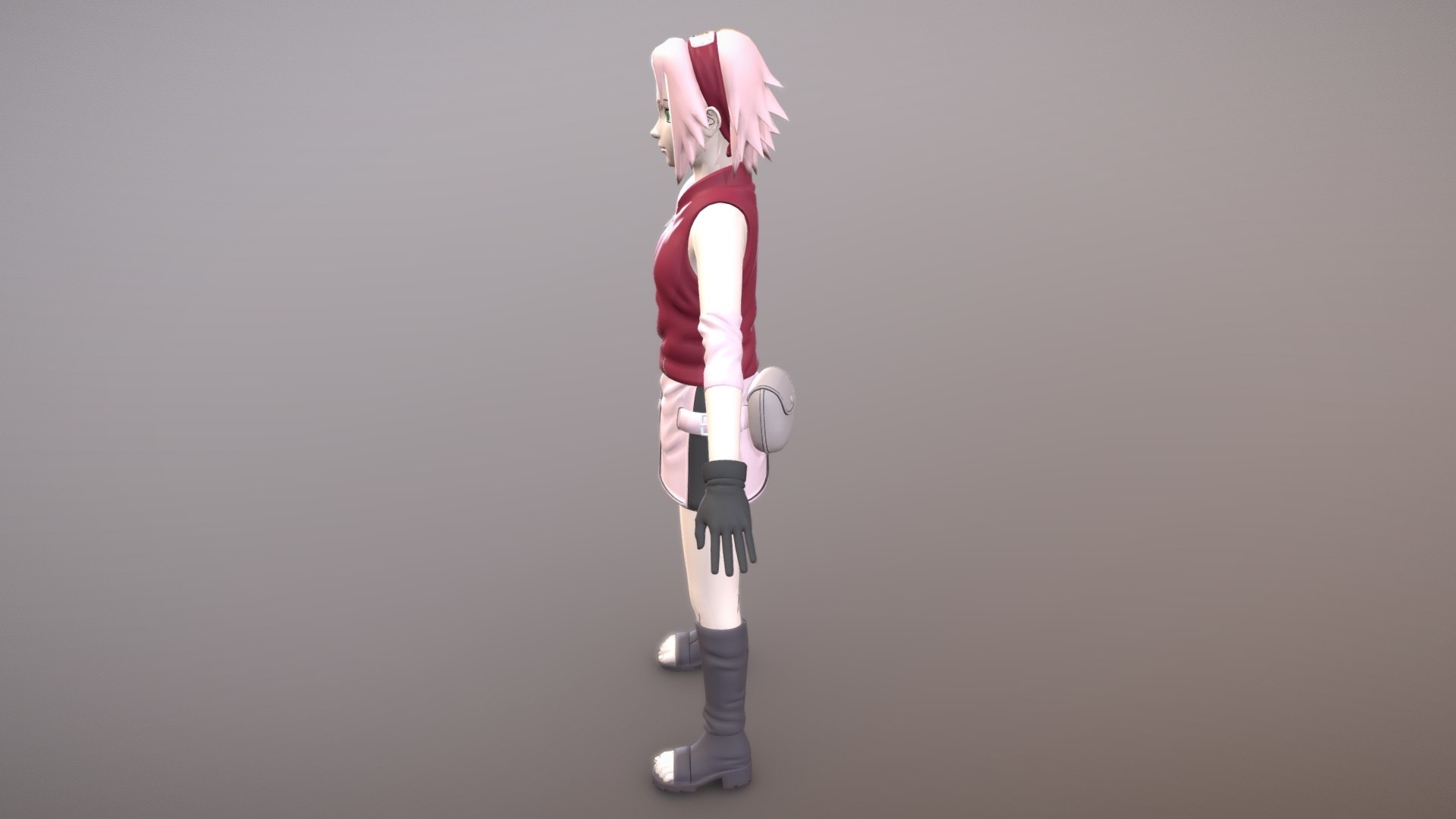 Sakura Haruno Uchiha - Naruto Character 3D Model - TurboSquid 2244898