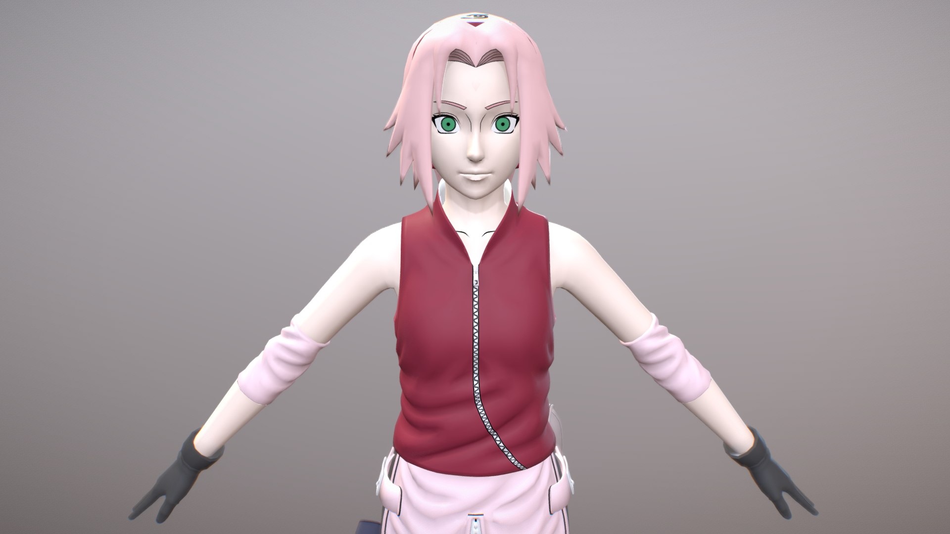 Sakura Haruno Uchiha - Naruto Character 3D Model - TurboSquid 2244898