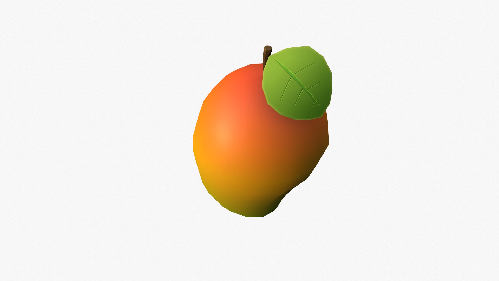 3D Model Cartoon Mango - TurboSquid 1916872