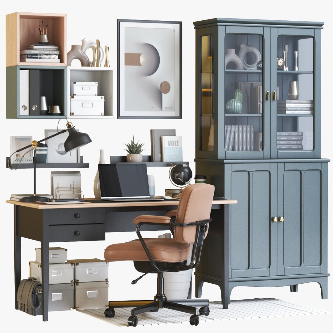 IKEA Office Workplace 125 3D Model - TurboSquid 2161227
