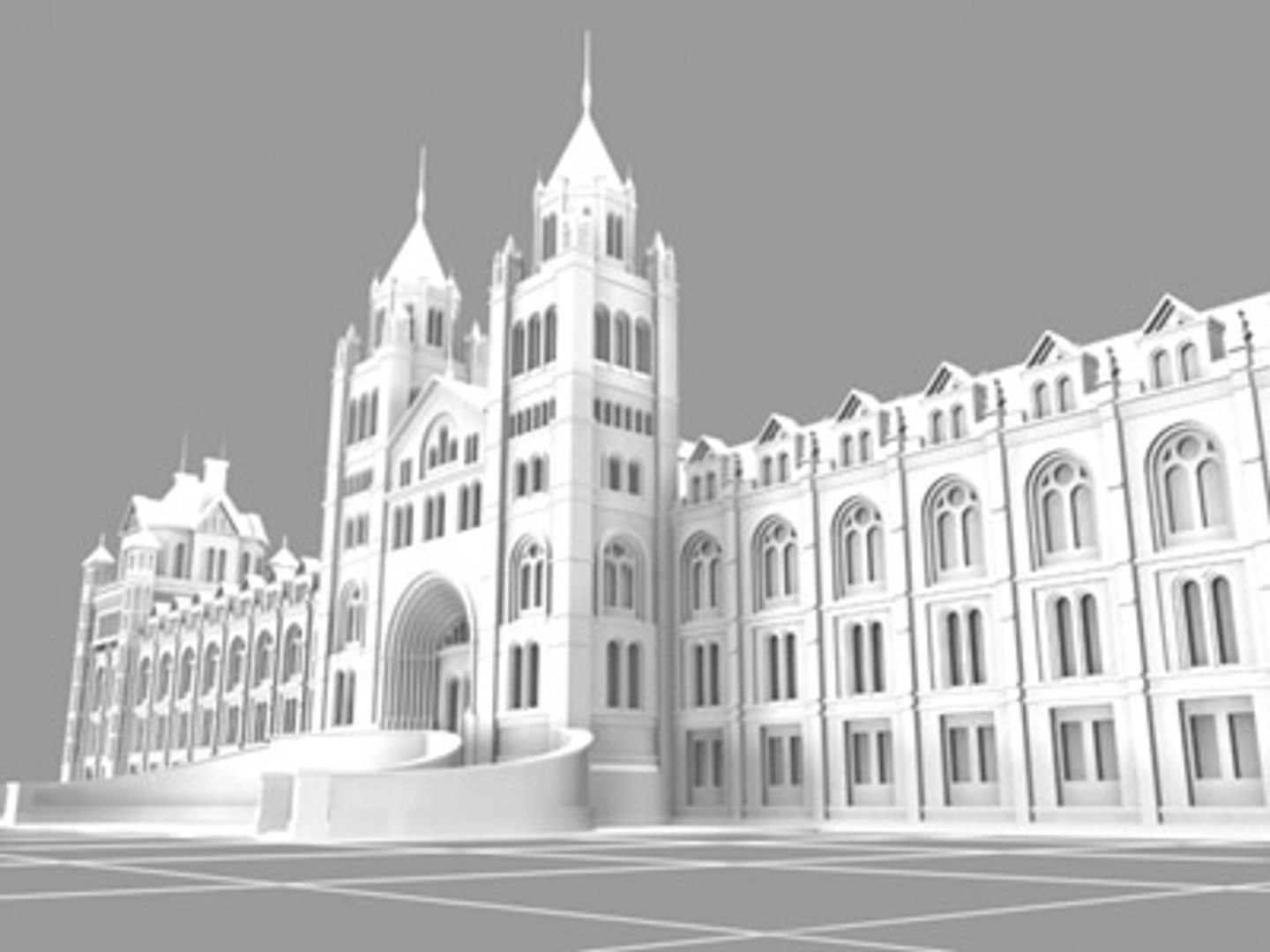 3d Model Natural History Museum London Buildings