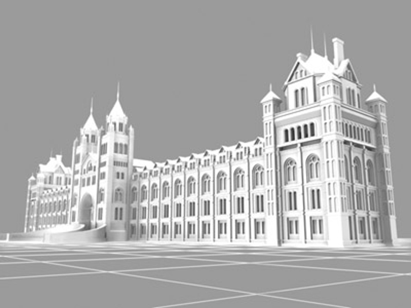 3d Model Natural History Museum London Buildings