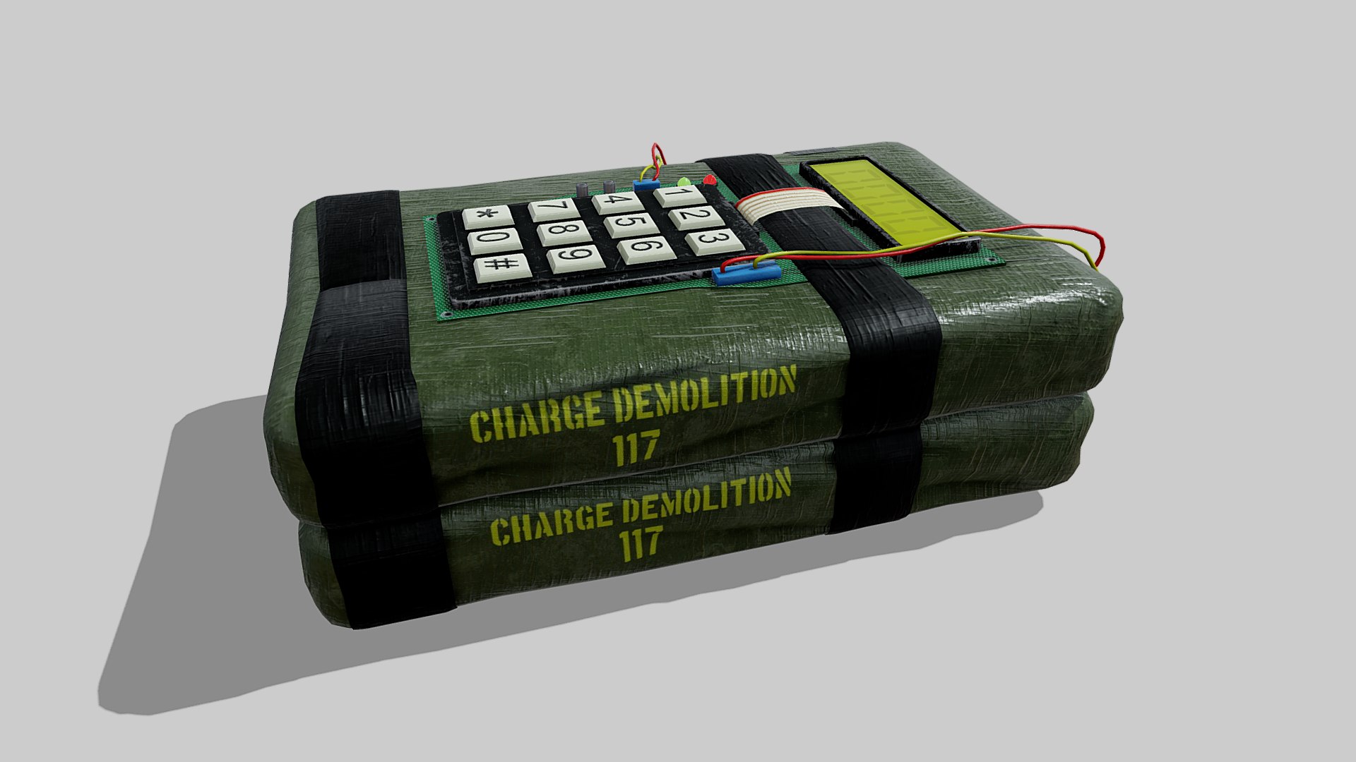 3D Explosive Device - TurboSquid 1671233