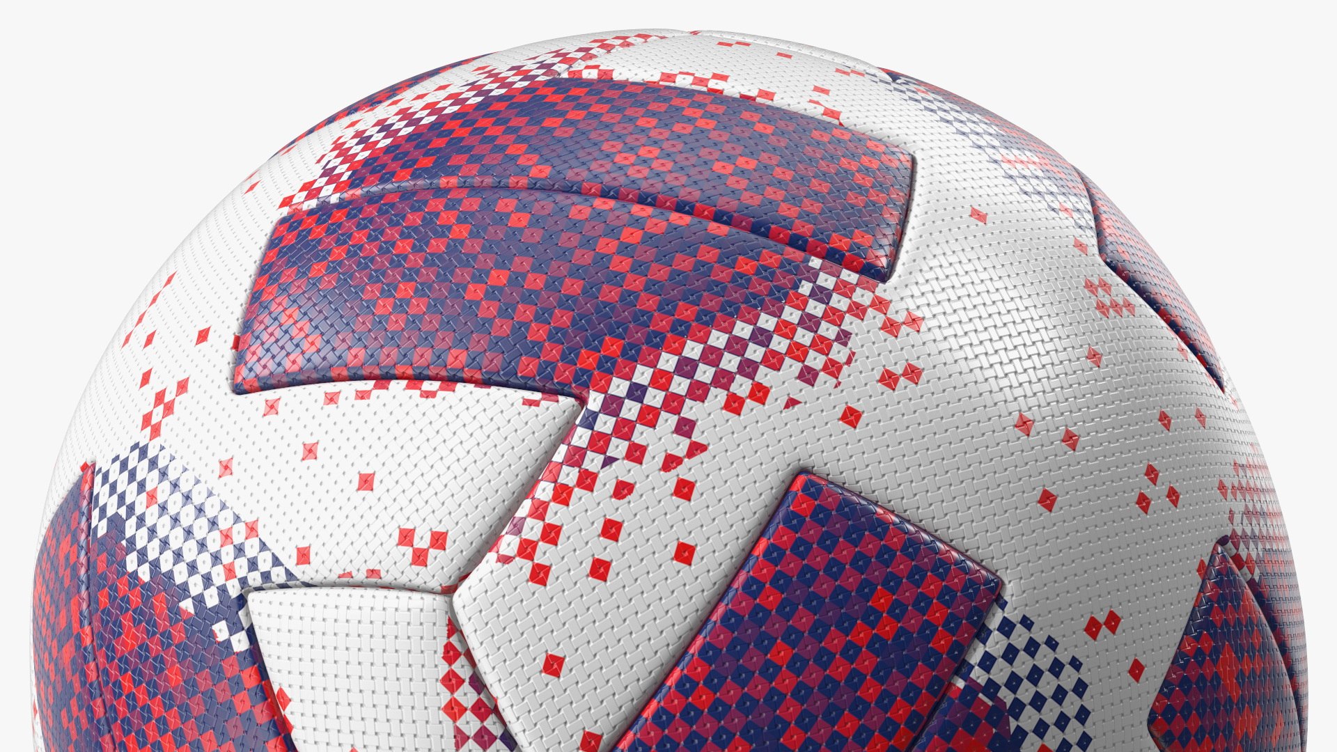 3D Digital Pixel Pattern Soccer Ball Model - TurboSquid 2054857