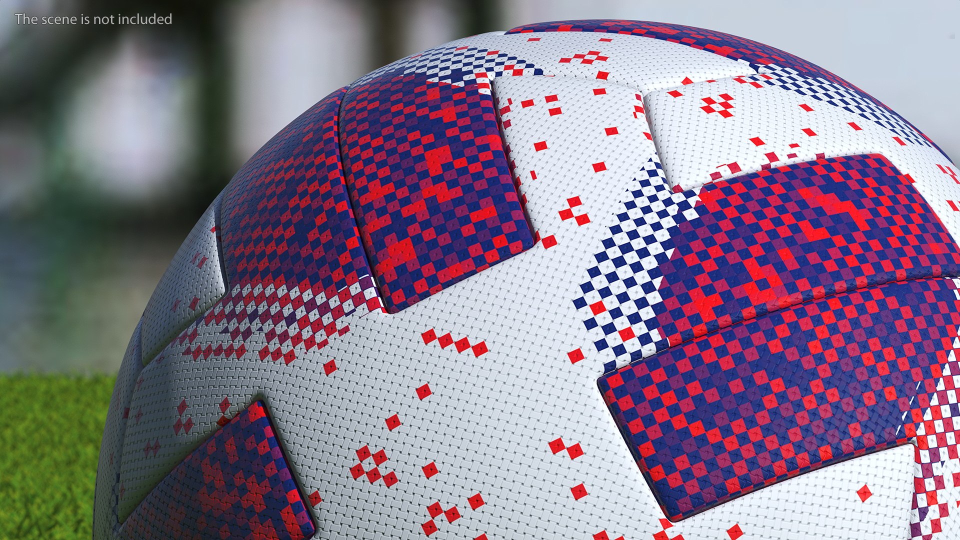 3D Digital Pixel Pattern Soccer Ball Model - TurboSquid 2054857