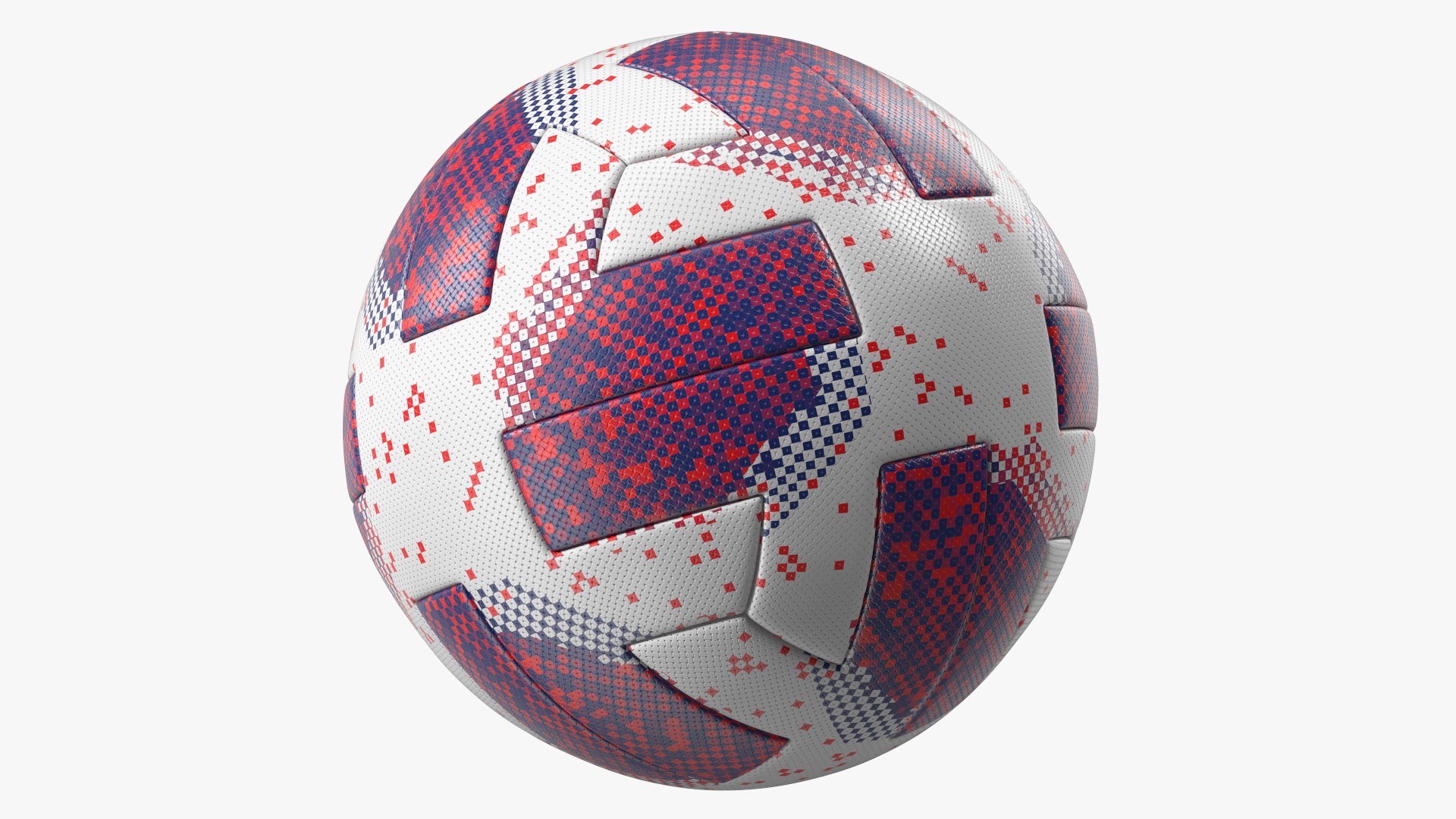 3D Digital Pixel Pattern Soccer Ball Model - TurboSquid 2054857