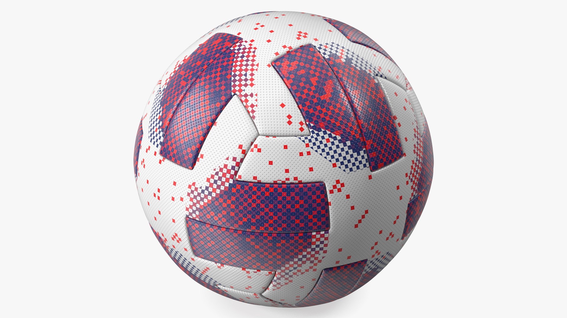3D Digital Pixel Pattern Soccer Ball model - TurboSquid 2054857