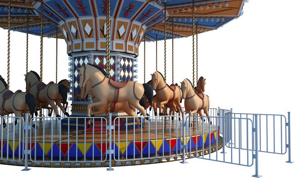Carousel ride 3D model - TurboSquid 1347722