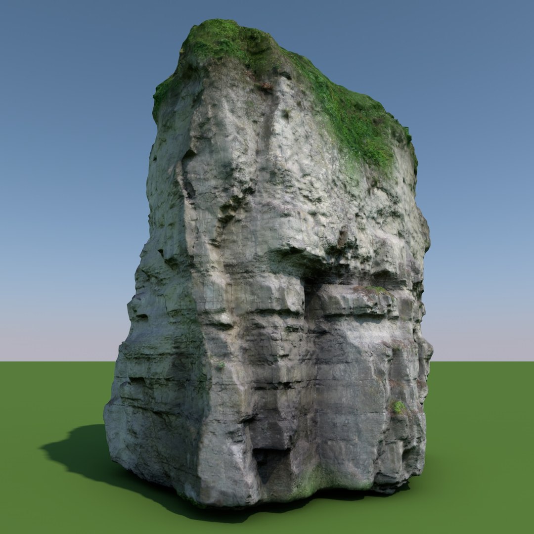 3d Model Of Rock 02 Scan