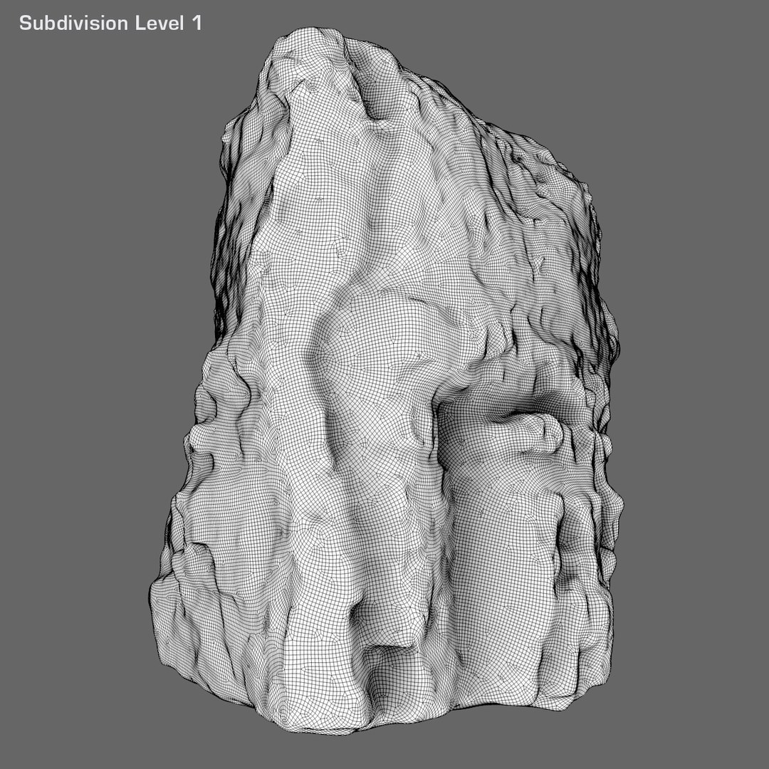 3d Model Of Rock 02 Scan