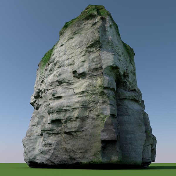 3d model of rock 02 scan