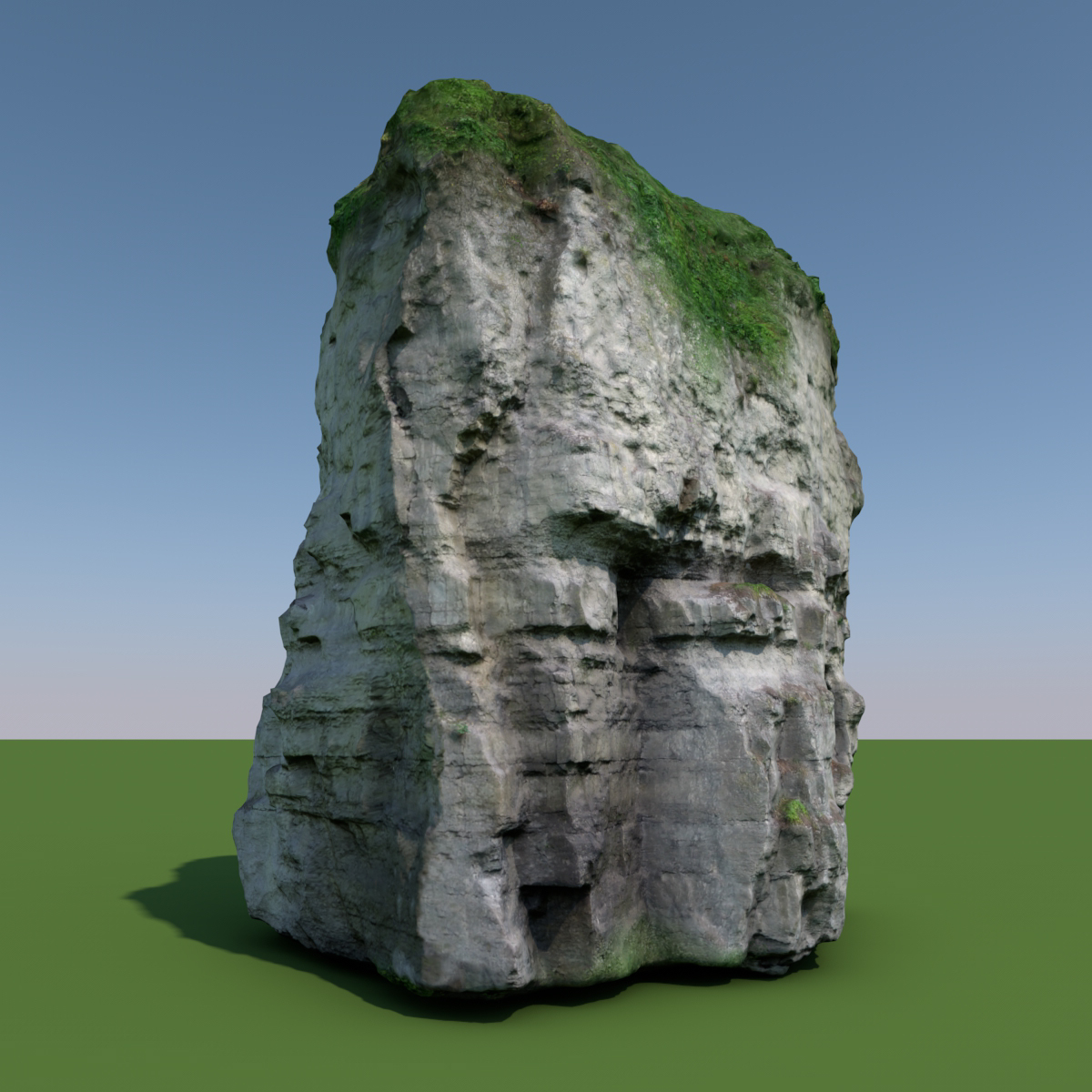 3d model of rock 02 scan