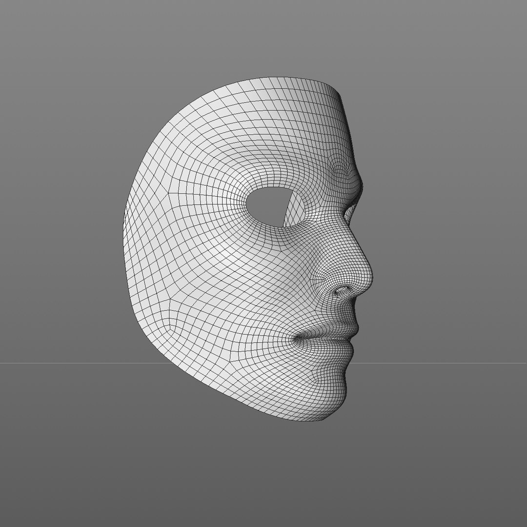 White Masks 3D Model - TurboSquid 1463702
