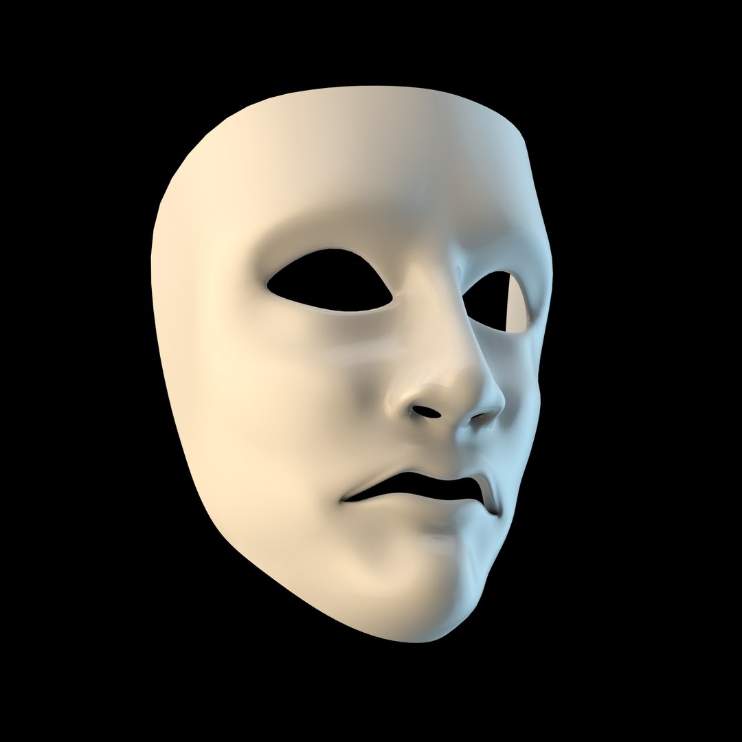 White Masks 3D Model - TurboSquid 1463702