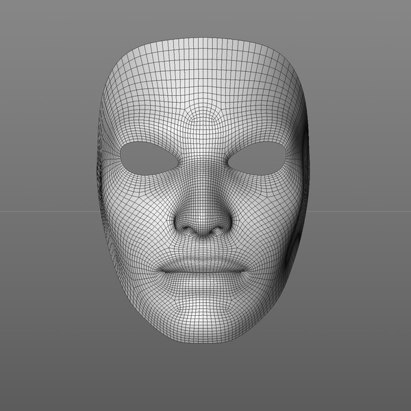 White masks 3D model - TurboSquid 1463702