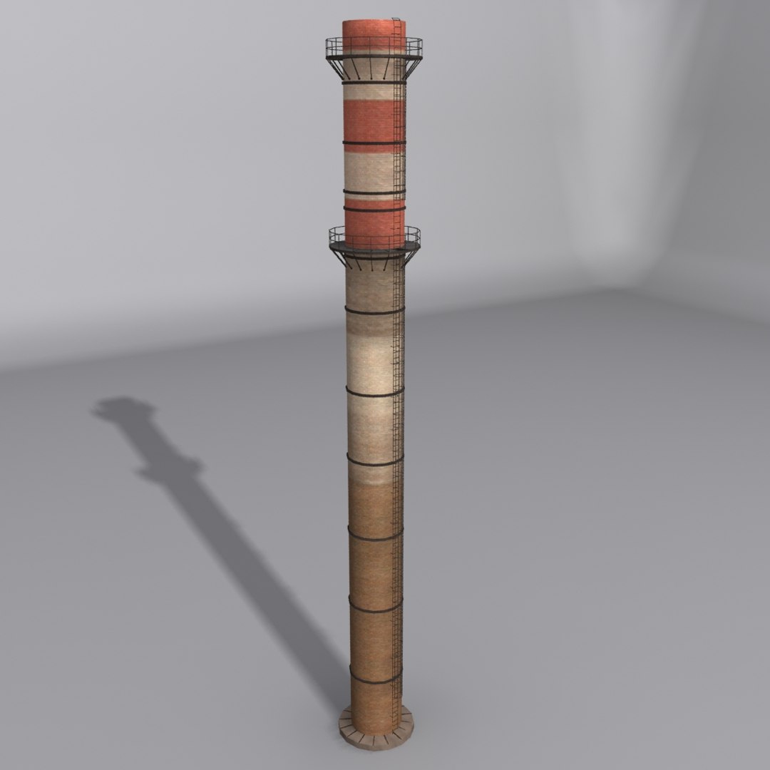 Factory Chimney 3d Max