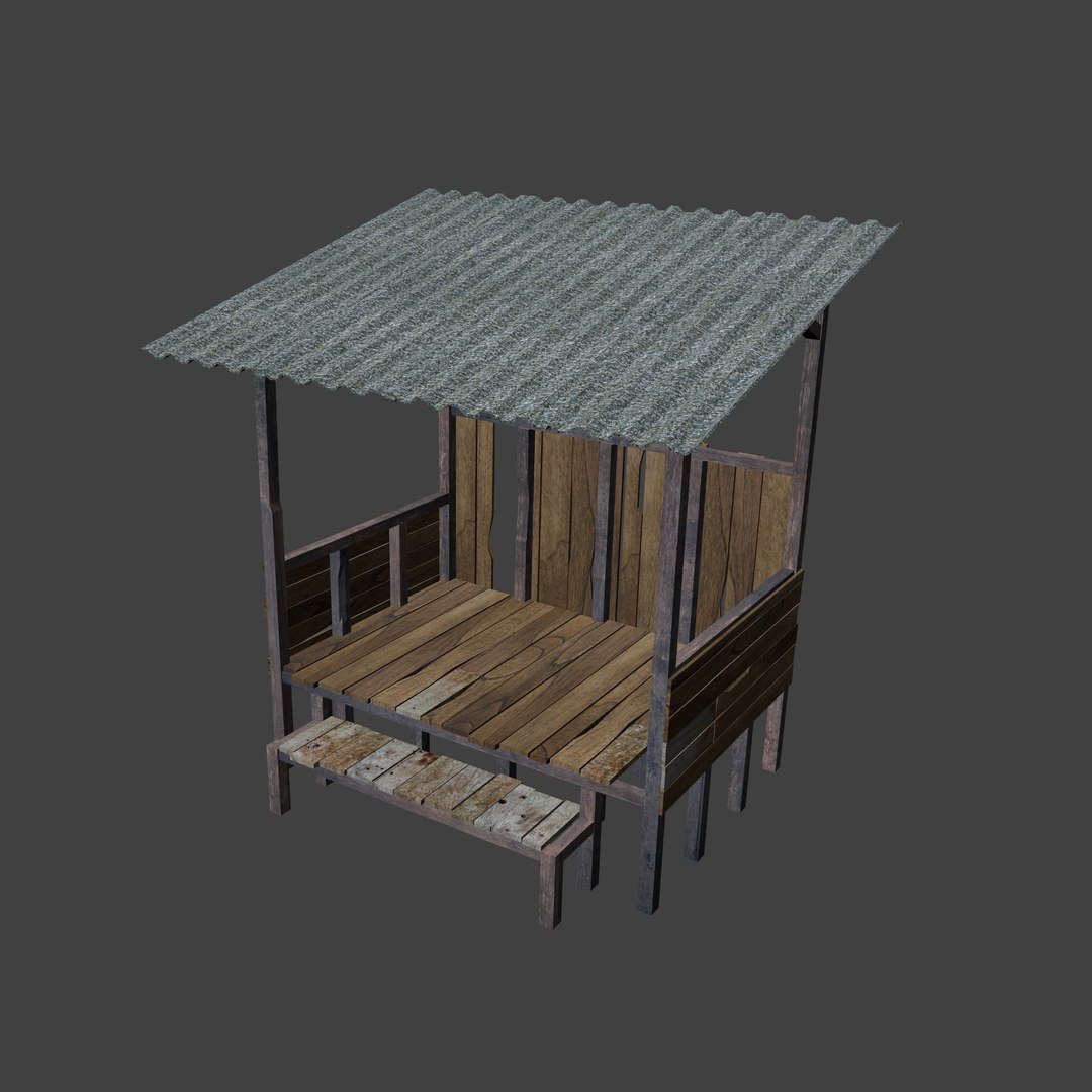 Free Gubuk Kayu 3D Model - TurboSquid 1590714