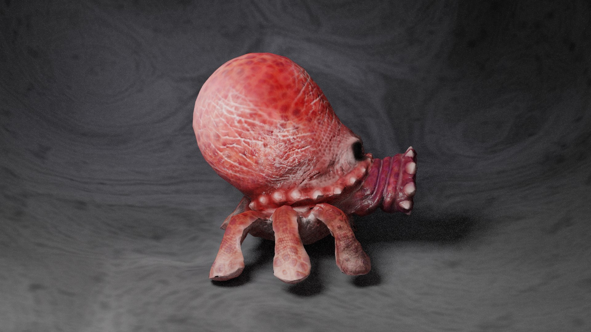3D Rock-shooting Octopus Ready Creature Model - TurboSquid 1660296