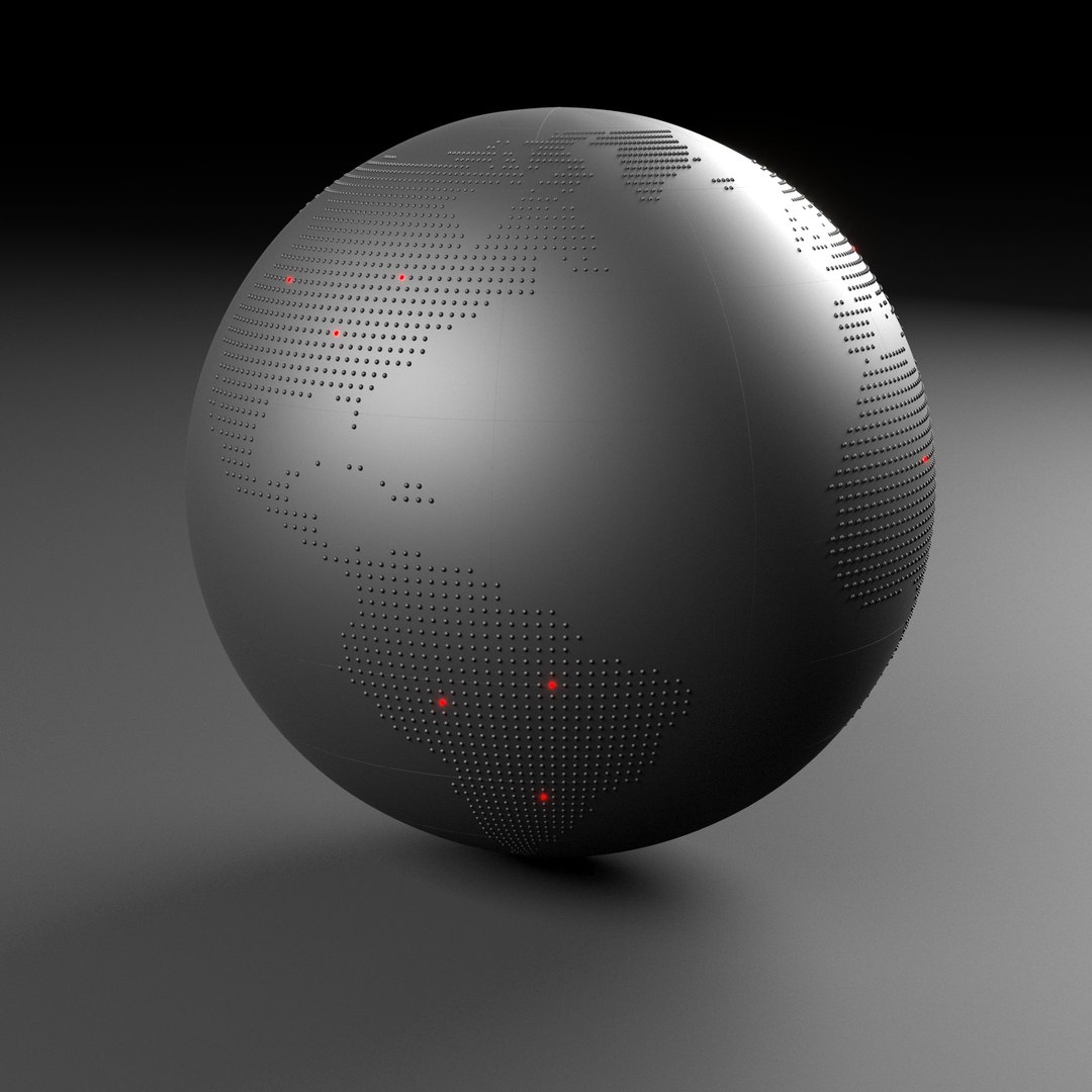 3D GLOBE SHAPE PARAMETRIC SCI-FI - TurboSquid 2241747