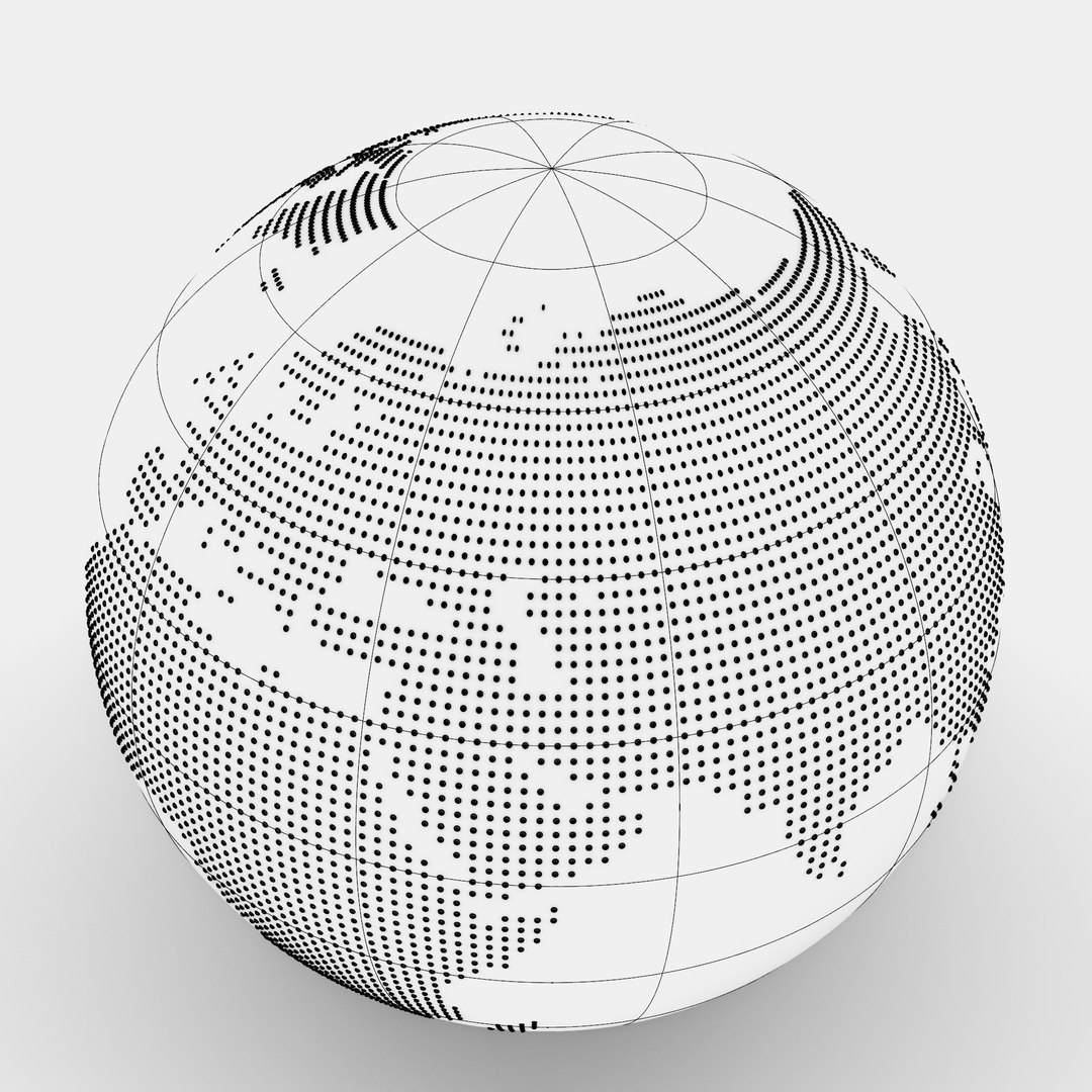 3D GLOBE SHAPE PARAMETRIC SCI-FI - TurboSquid 2241747