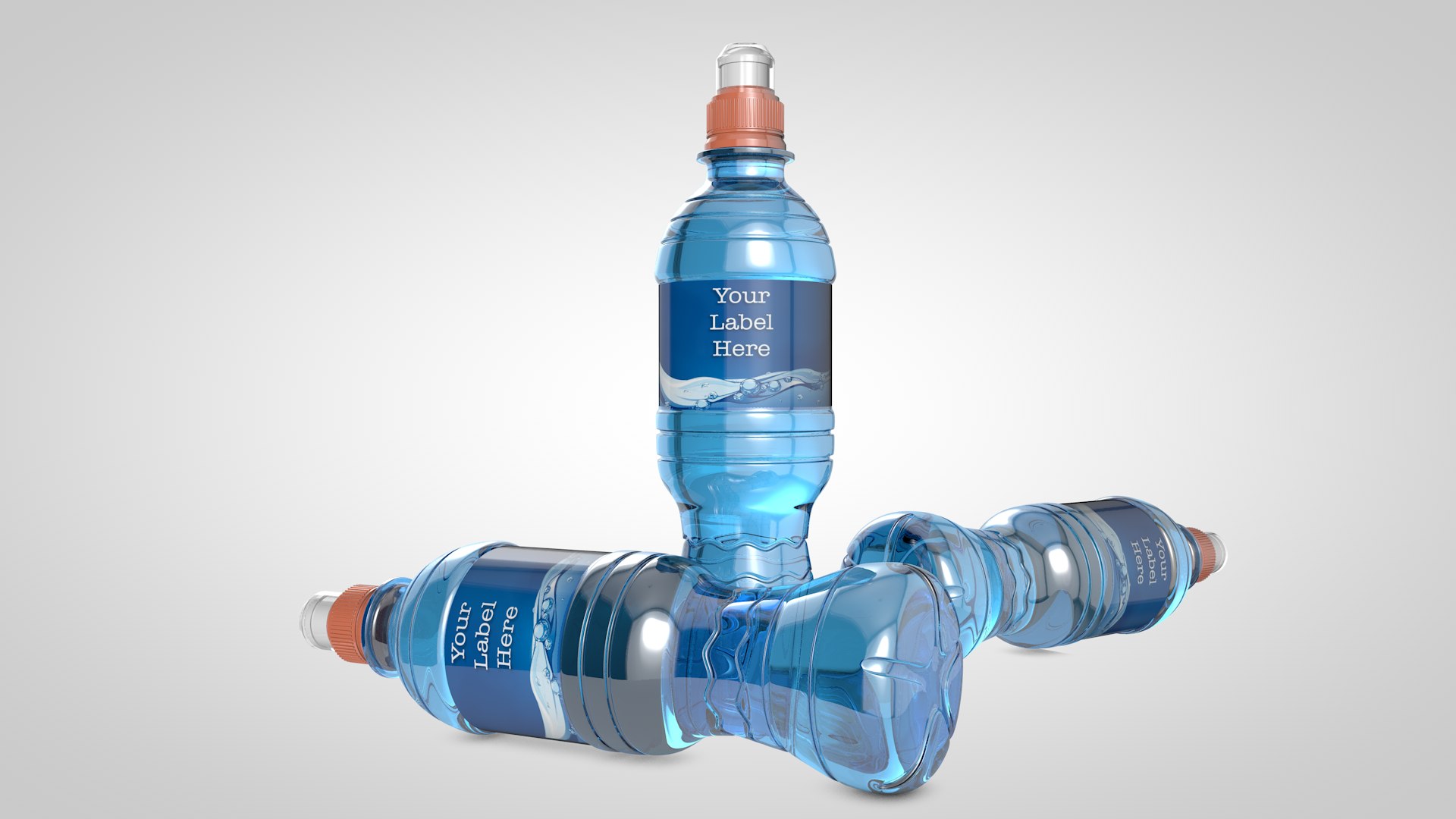 water bottle c4d