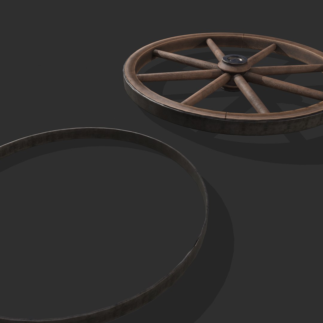 Style Wagon Wheel 3D - TurboSquid 1711312
