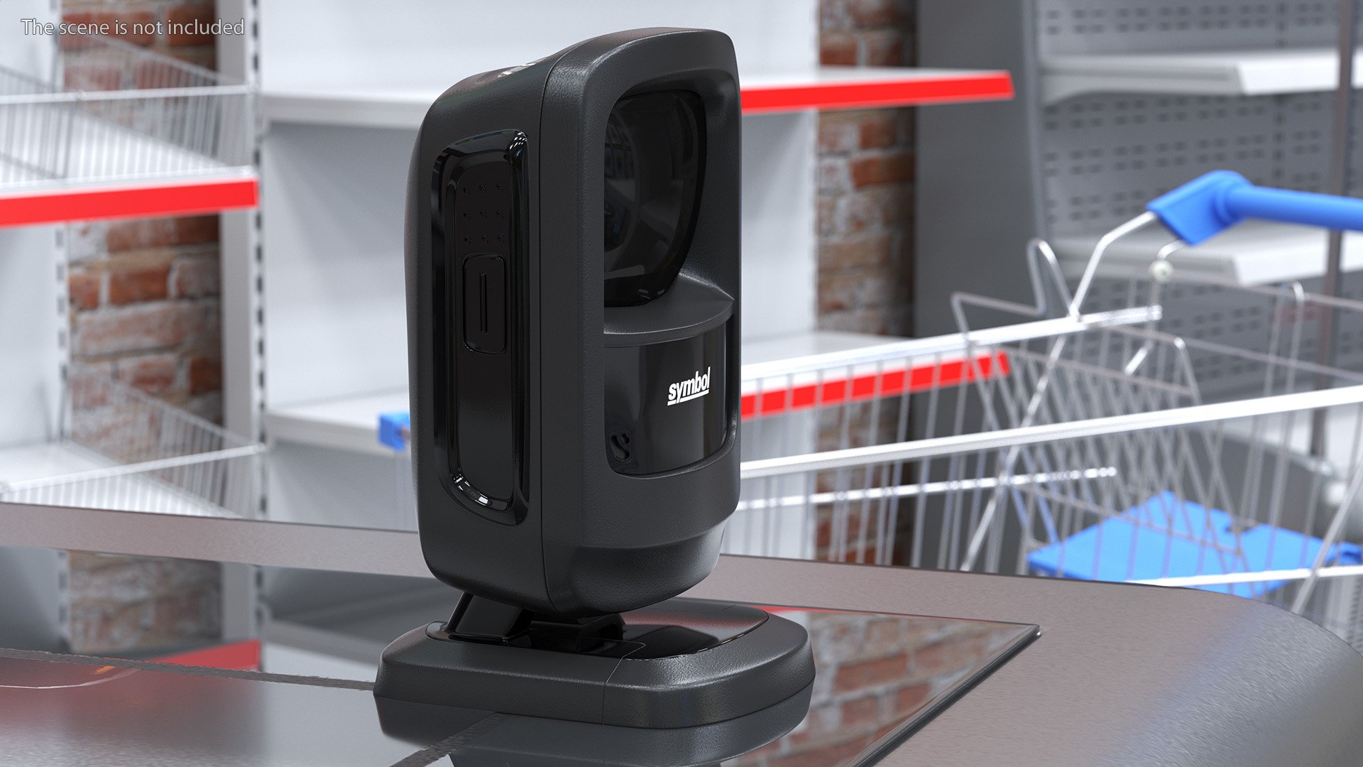 3D Zebra Hands Free Barcode Scanner Model - TurboSquid 2055311