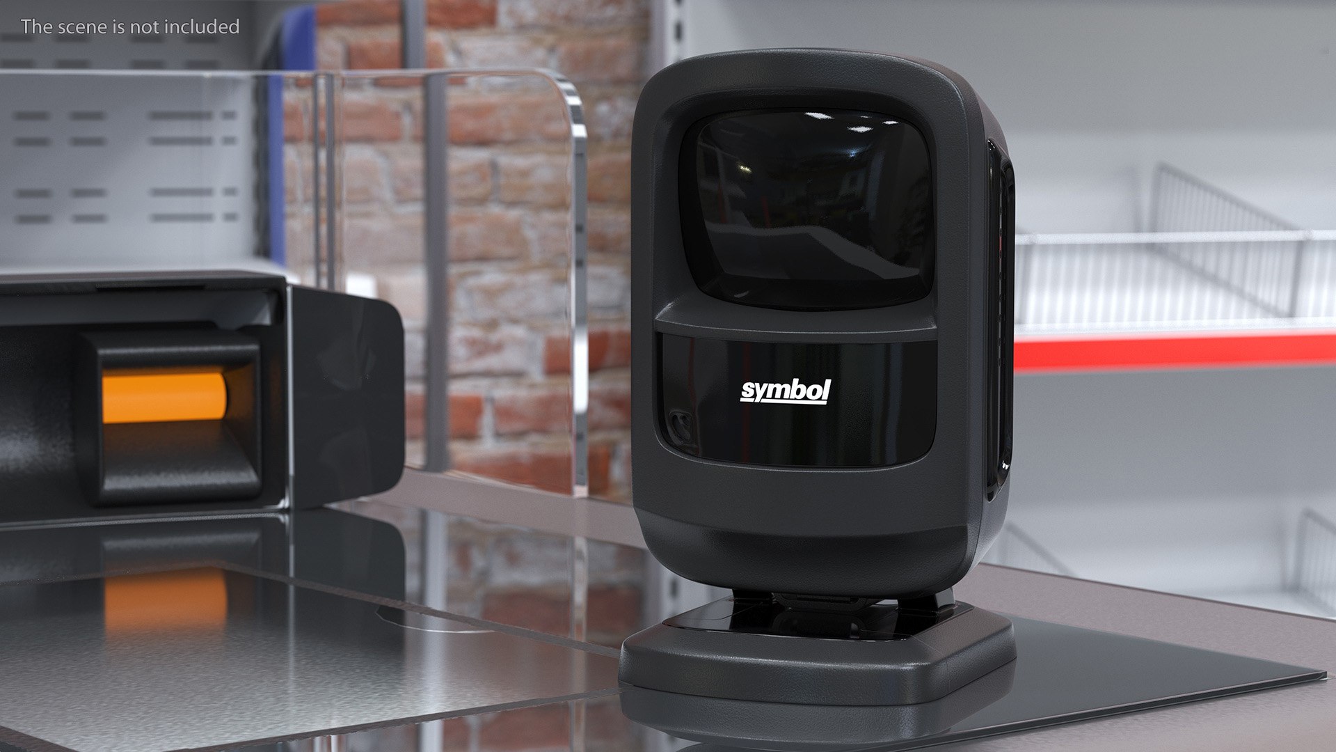 3D Zebra Hands Free Barcode Scanner Model - TurboSquid 2055311