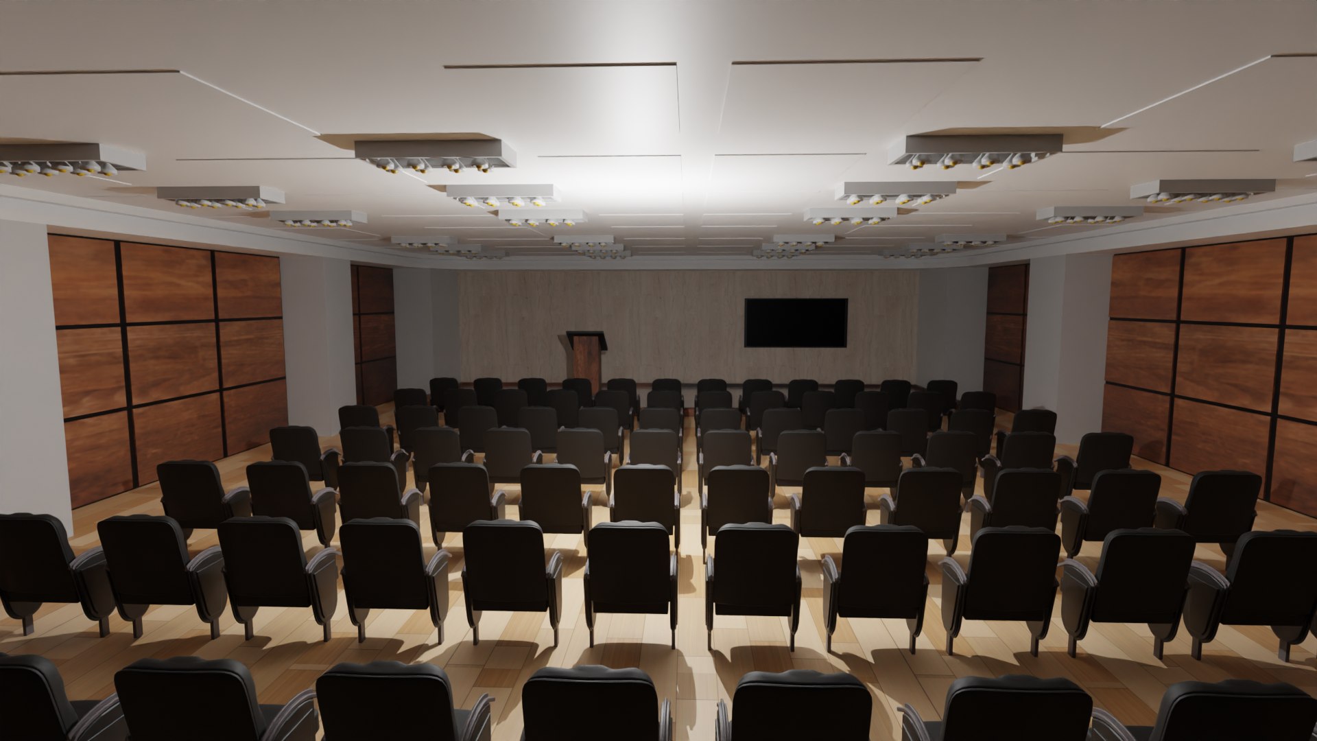Briefing Press Room 3D Model - TurboSquid 2178787